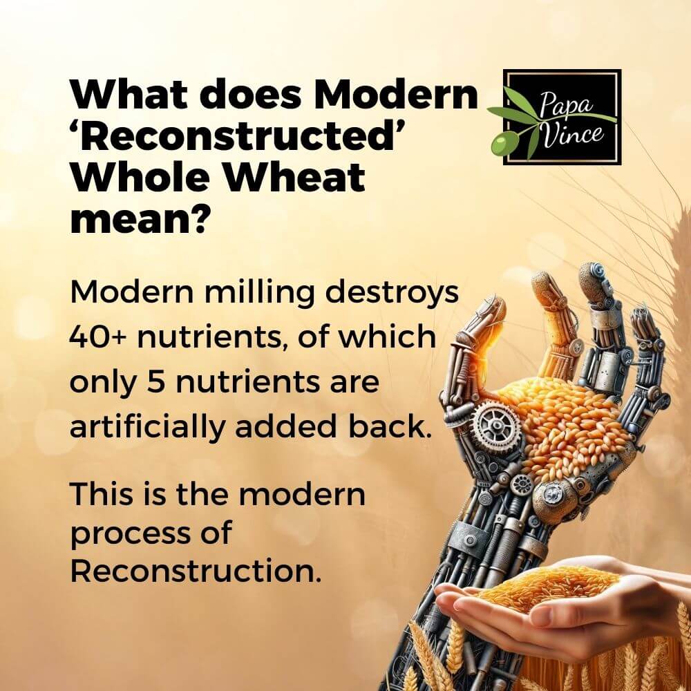 Non Enriched Whole Wheat Spaghetti Organic Low GI, High Fiber, Non GMO ...